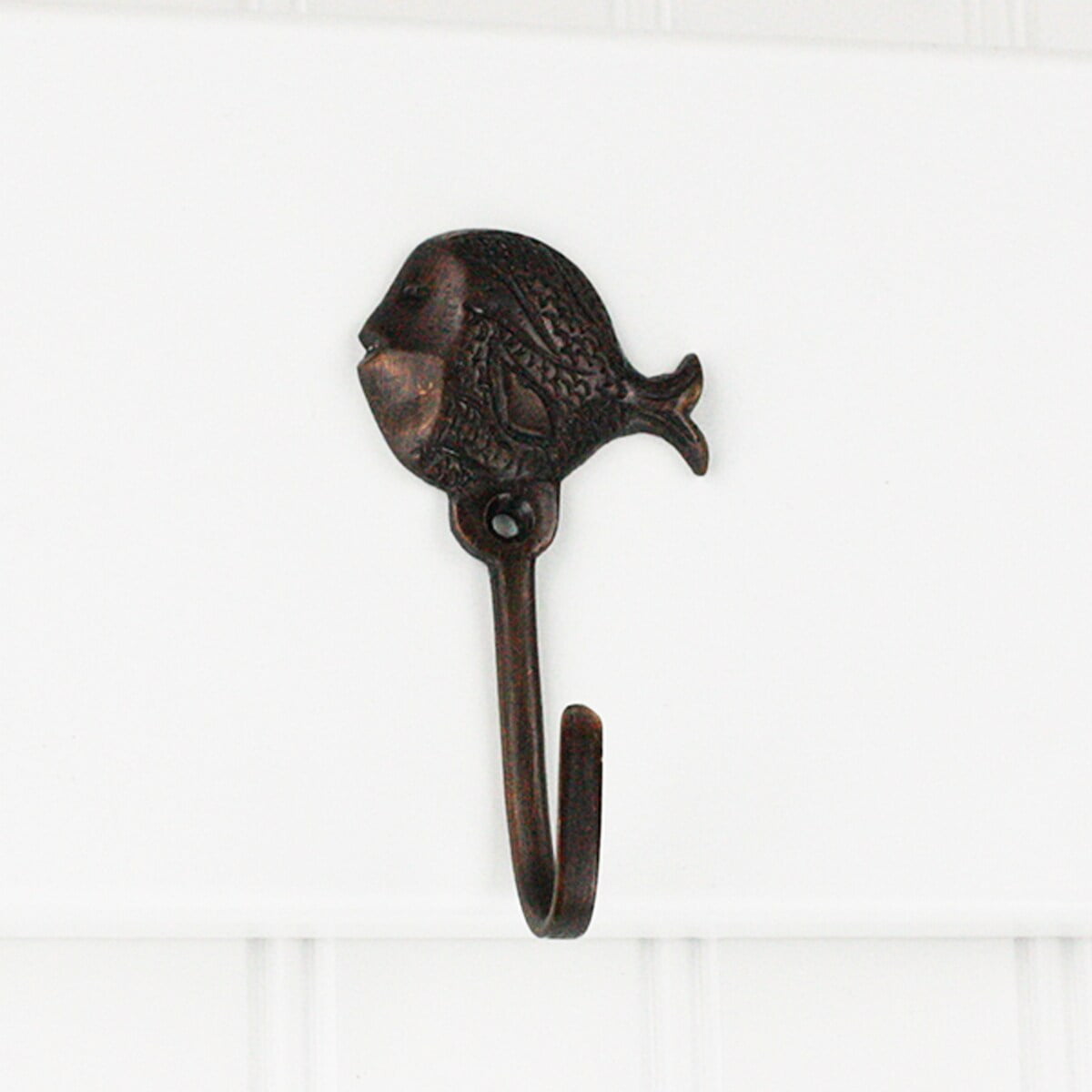 Highpoint Collection Oil Rubbed Bronze Fish Wall Hooks (Set of 4 ...