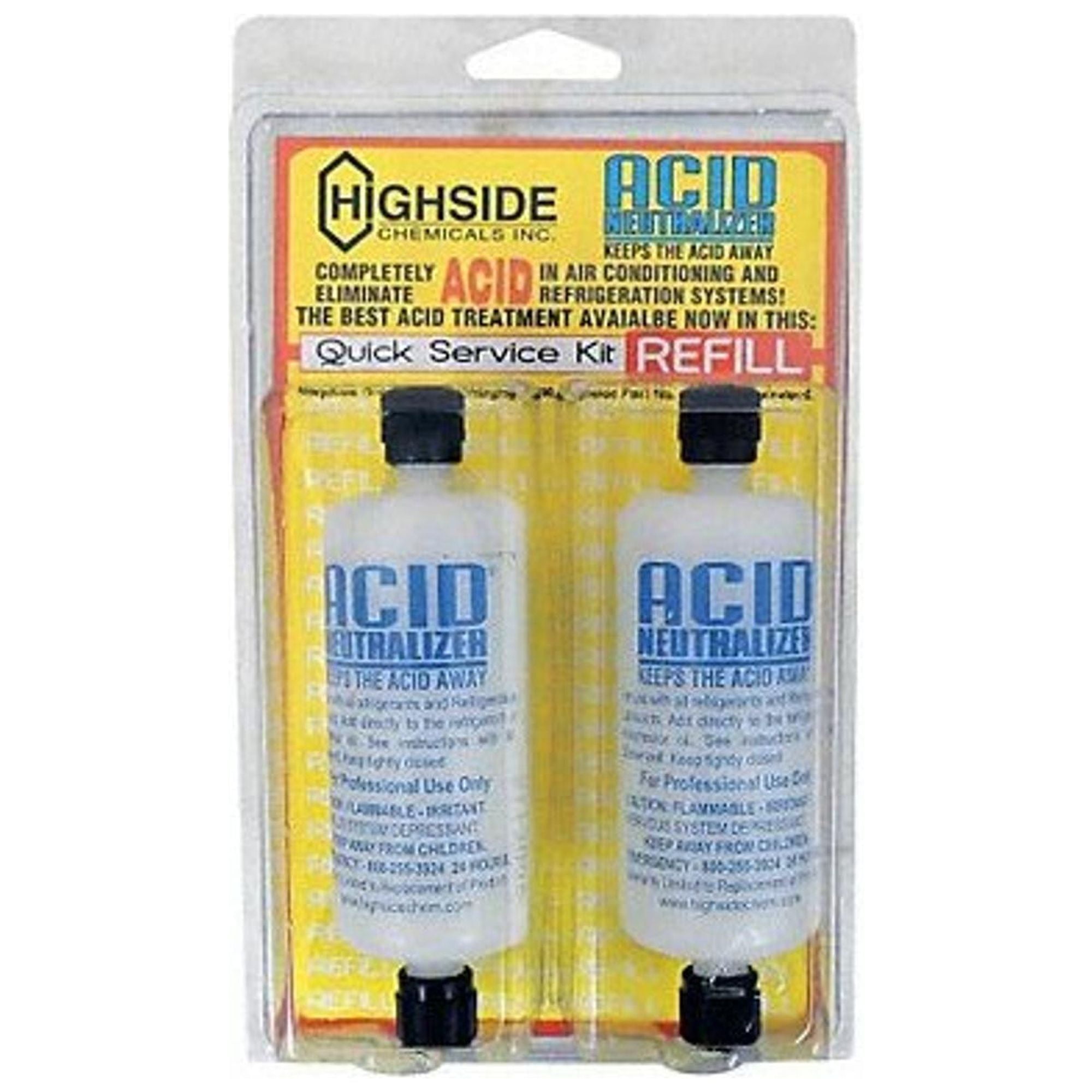 Highside Chemicals Acid Neutralizer Refill Kit,2 oz.,PK2 HS18022 - Walmart.com