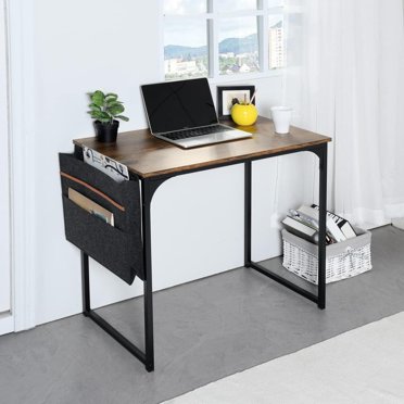 ZENY 55" Laptop Computer Desk Metal Frame Modern Rectangular Workplace ...