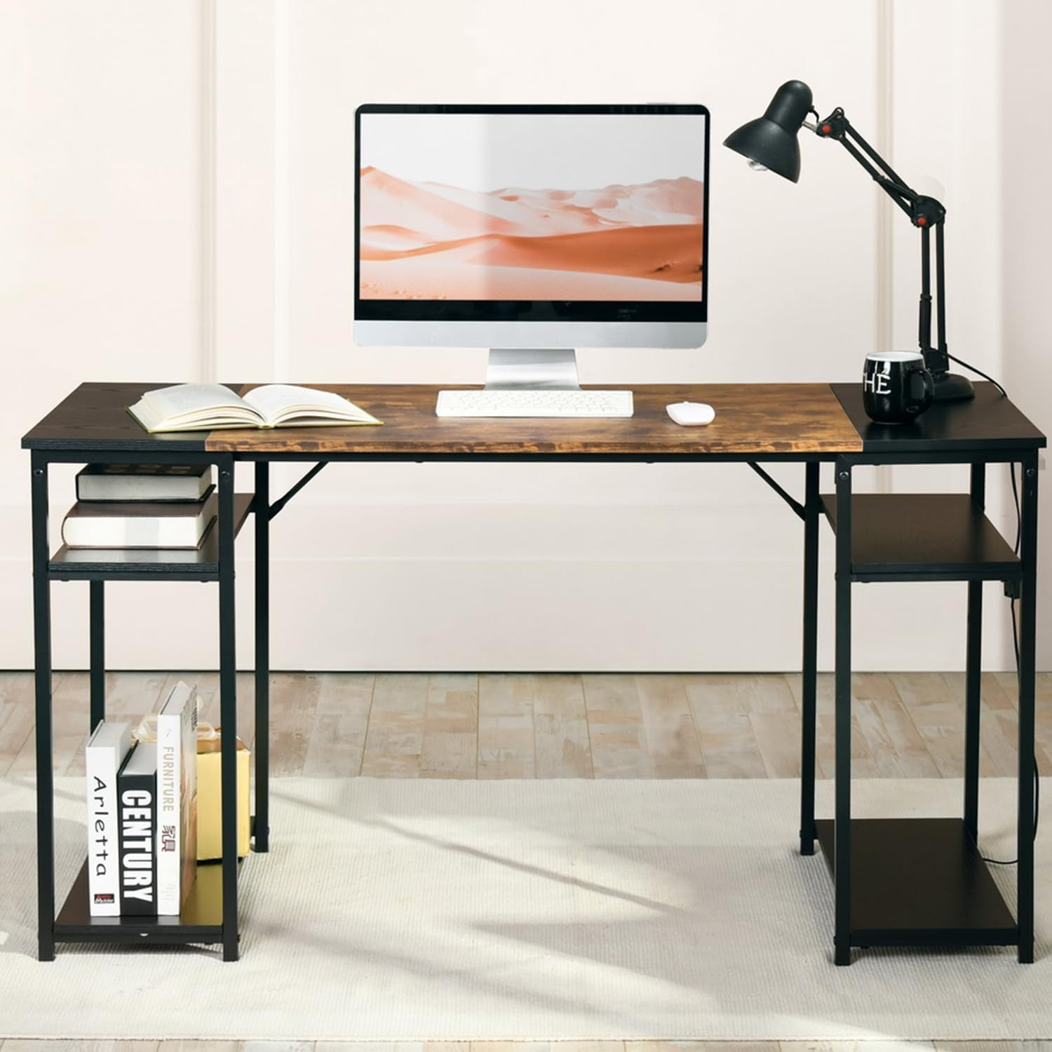 Highsound 55 inches Large Computer Desk Home Office Table Work Station ...