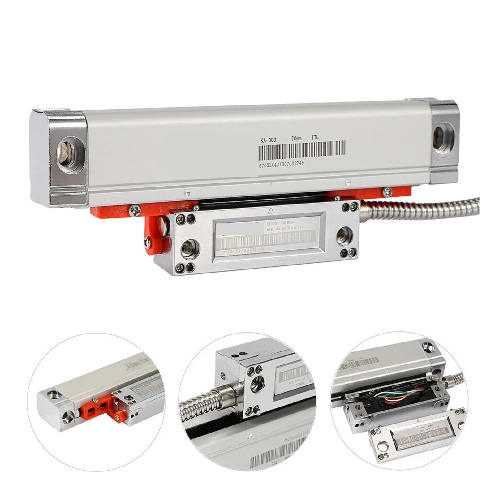 Hight Accuracy KA-300 Linear Displacement Sensor Grinder Digital Grating Ruler KA300 470mm-770mm ...