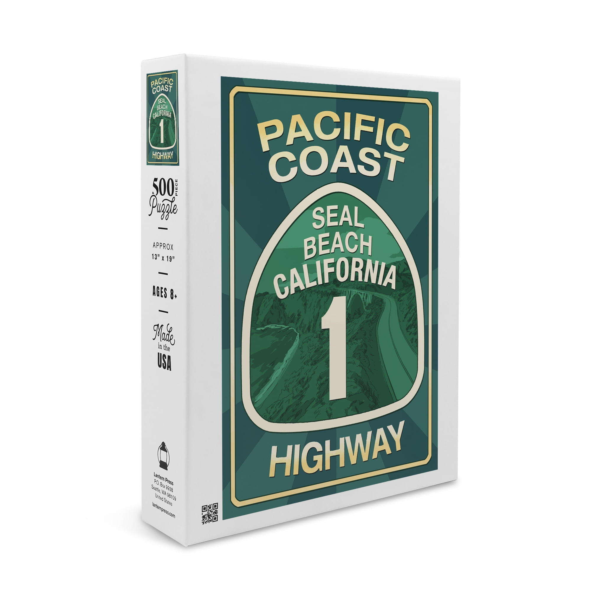 Highway 1, California, Seal Beach, Pacific Coast Highway Sign (19x27 ...