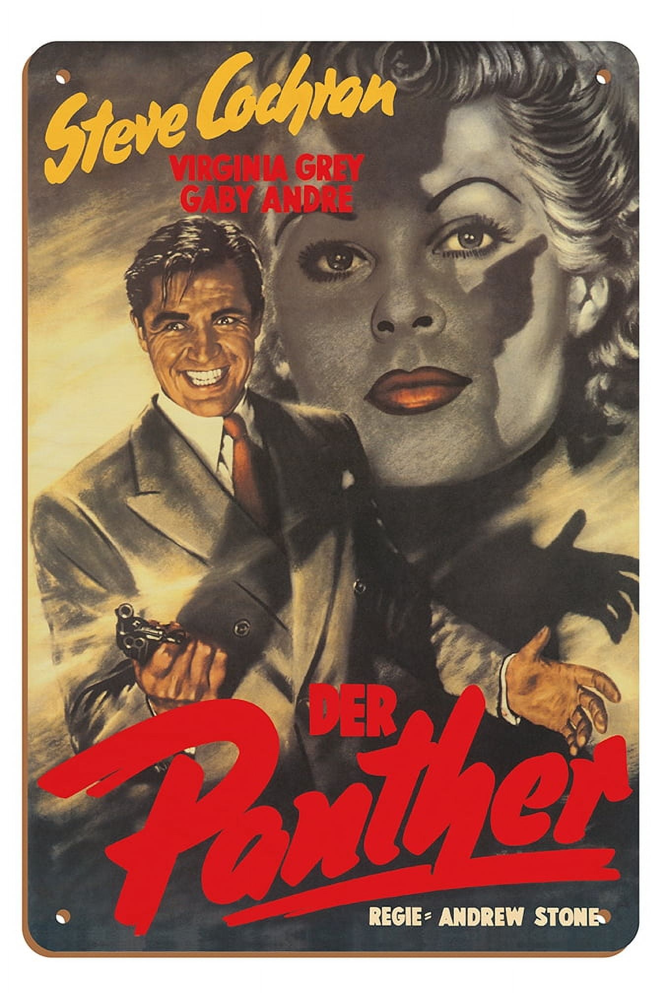 Highway 301 (Der Panther) - Starring Steve Cochran - Vintage German ...