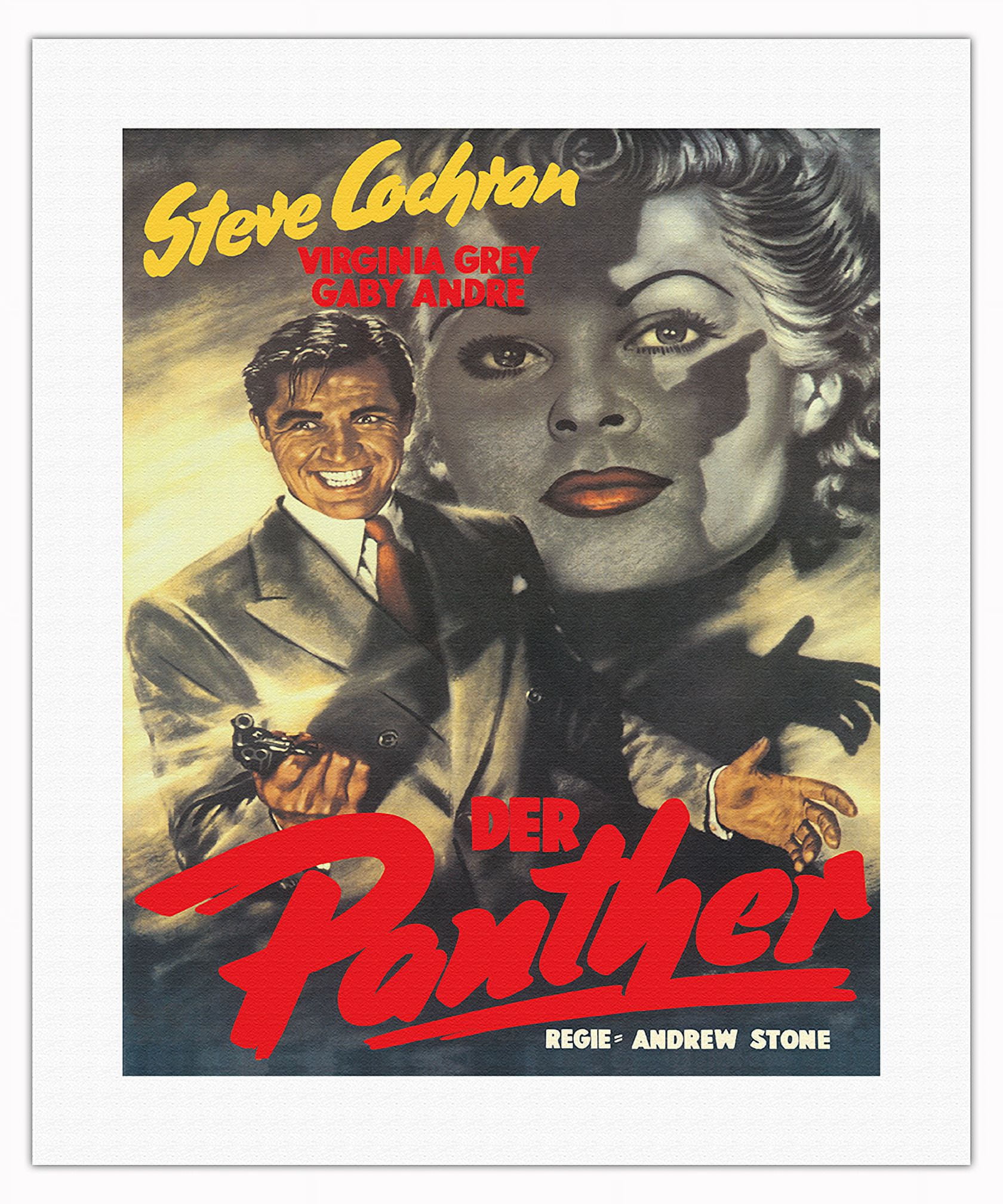 Highway 301 (Der Panther) - Starring Steve Cochran - Vintage German ...