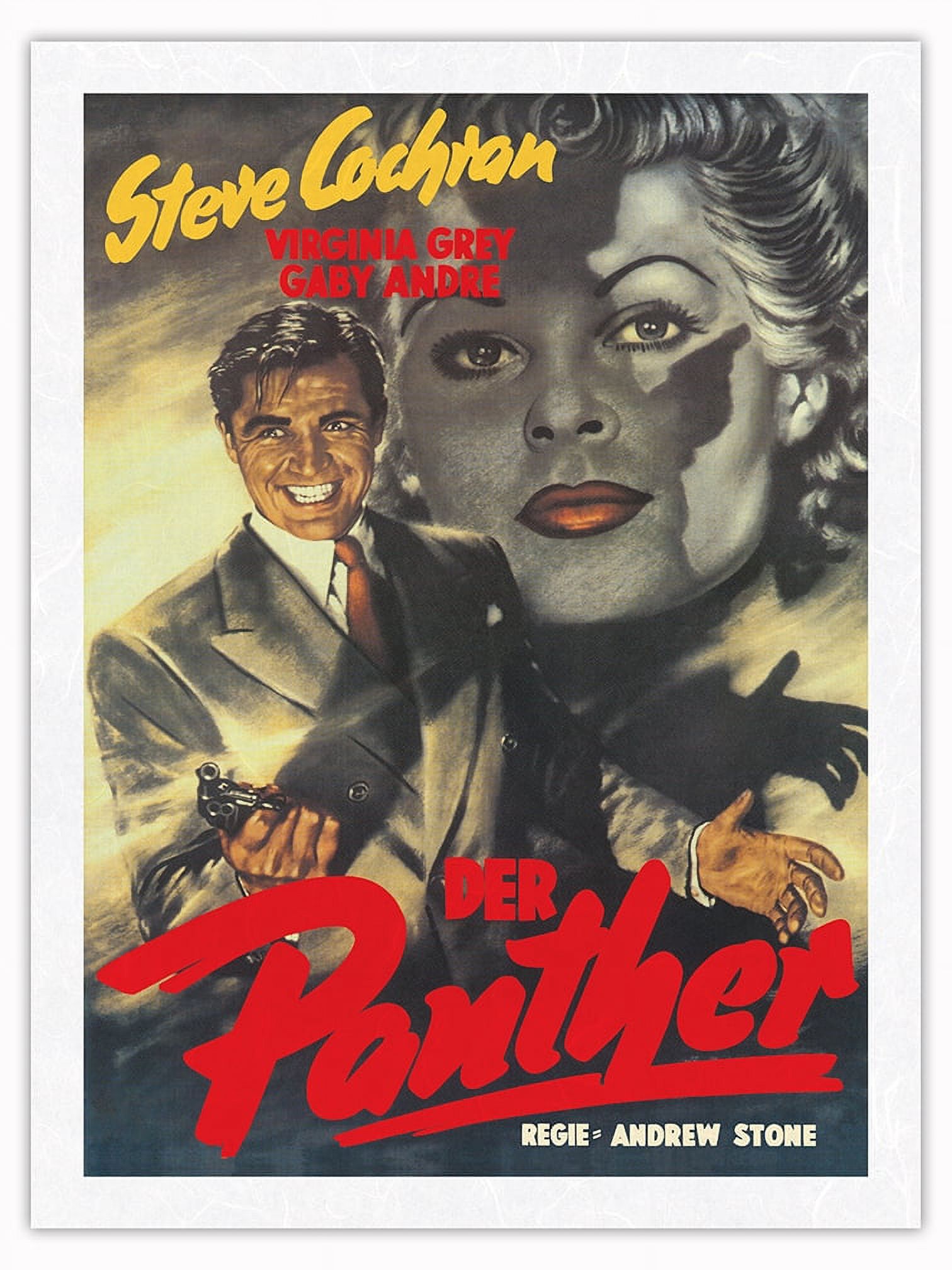 Highway 301 (Der Panther) - Starring Steve Cochran - Vintage German ...
