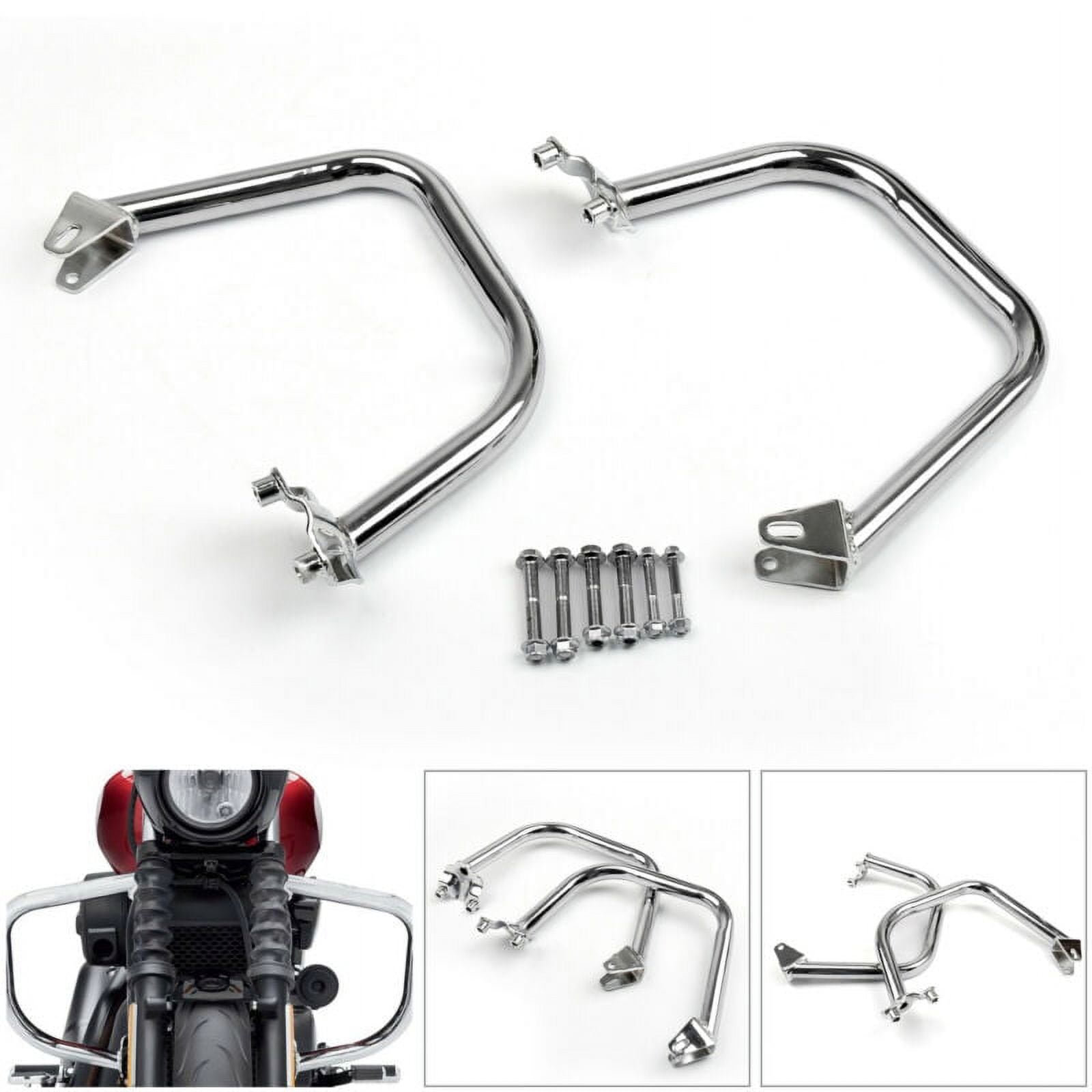 Highway Engine Guard Crash Bar Chrome Fit for Street Rod XG500 XG750 ...