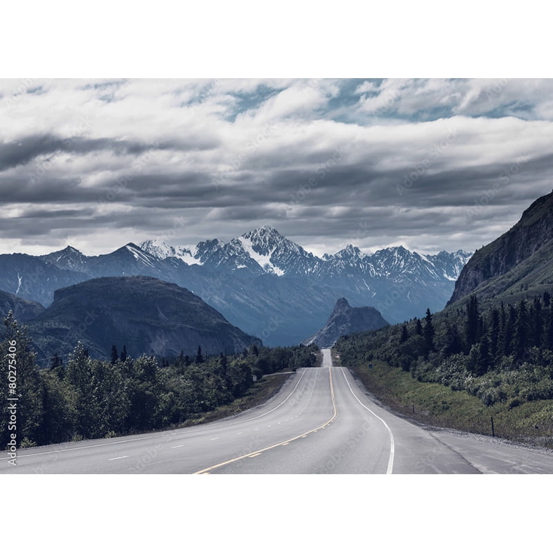 Highway Nature Scenery Photography Backdrops Travel Landscape Photo ...
