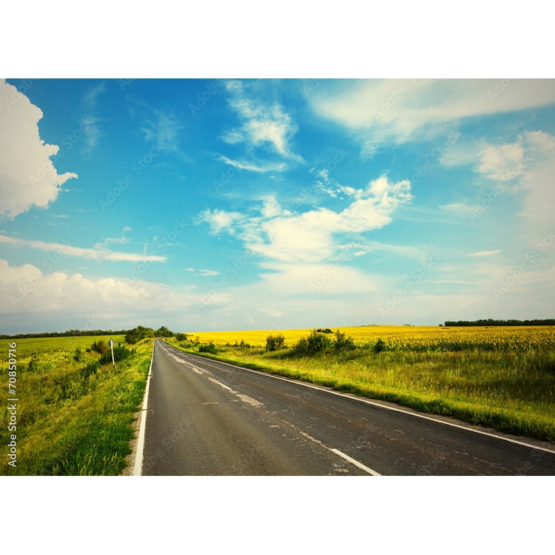 Highway Nature Scenery Photography Backdrops Travel Landscape Photo ...