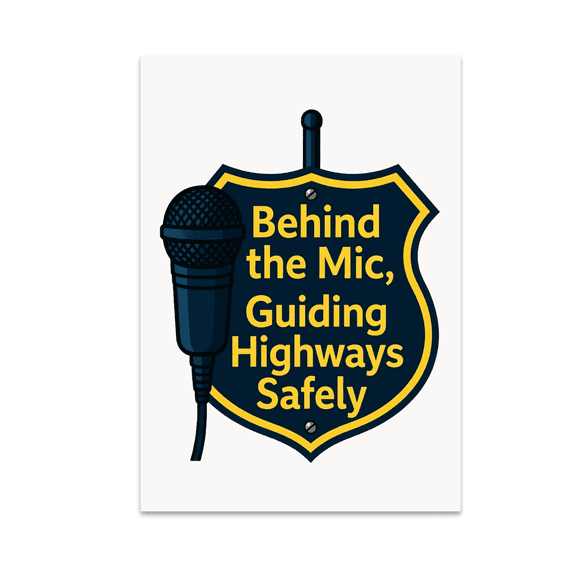 Highway Safety Wall Decor - Highway Patrol Dispatch Enthusiast - 13x19 ...