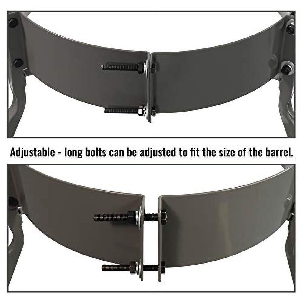 Highwild Deer Feeder 30 Gallon Barrel Band Leg Mounting Kit - Walmart.com