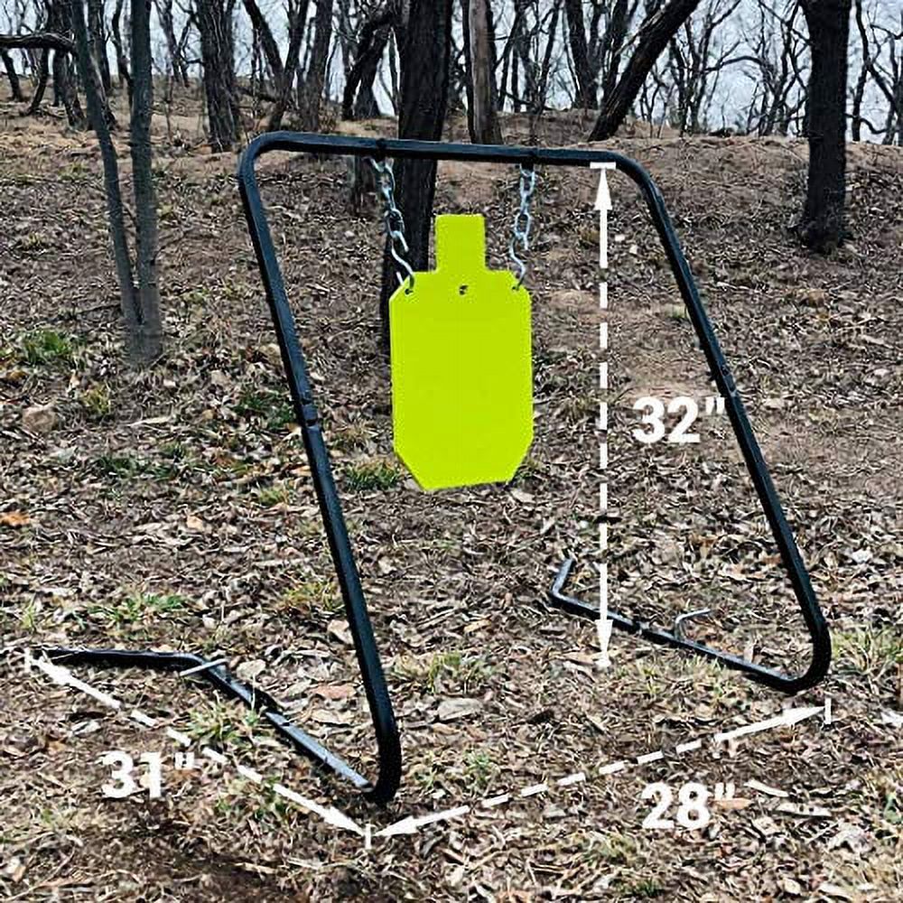 Highwild Shooting Target Stand with Chain Mounting Kit and Steel Target ...