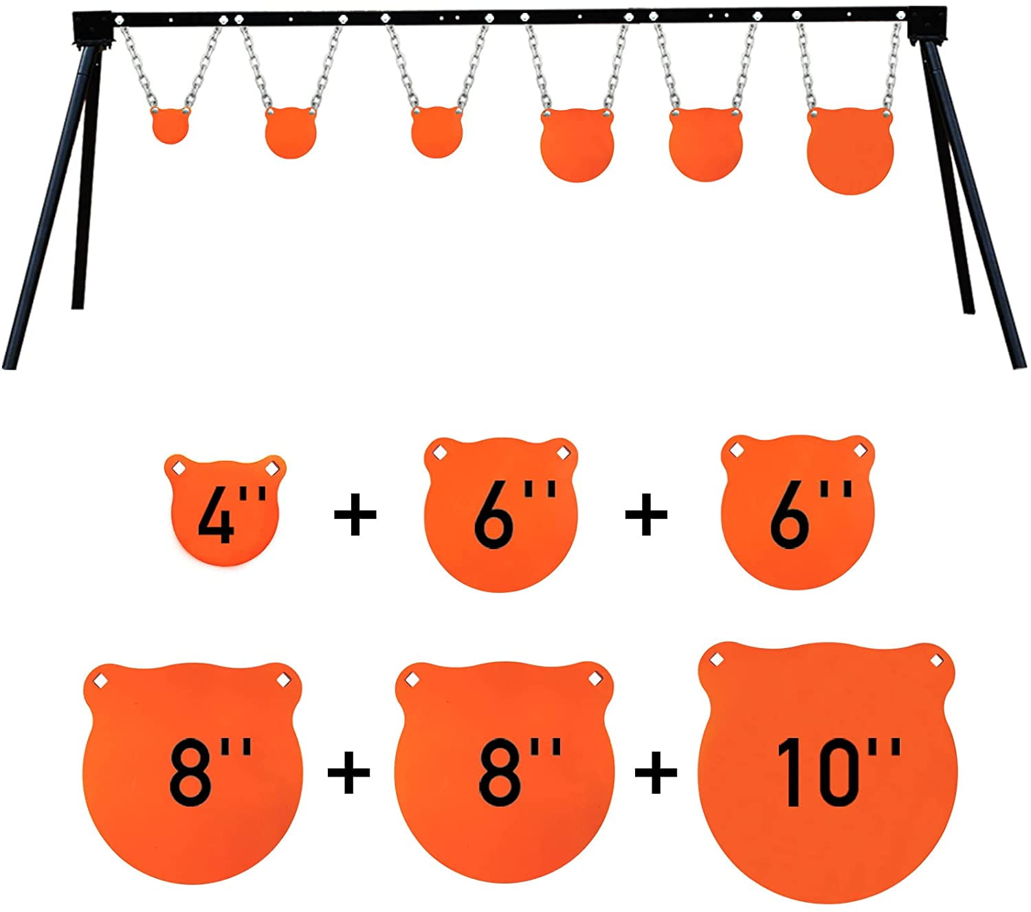 Highwild Steel Target Stand AR500 Shooting Target System Complete Kit ...