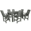 HIGHWOOD 7-pc Lehigh Dining Set for Restaurant Outdoor Areas - Walmart ...