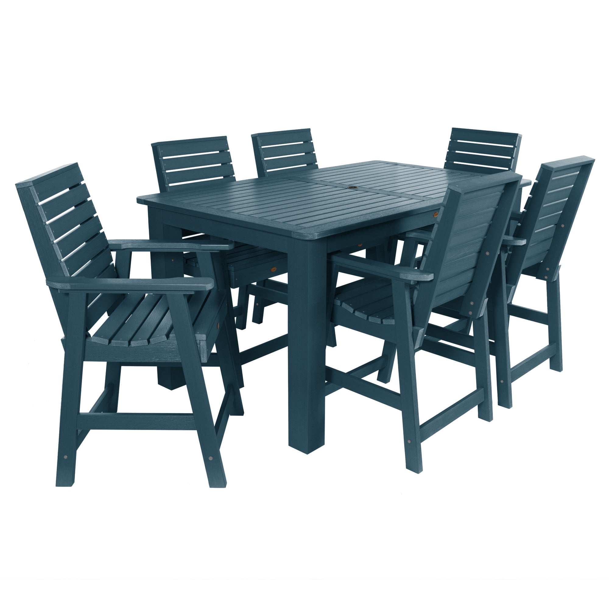 Highwood 7pc Weatherly Rectangular Dining Set - 42"x72", Counter Height ...