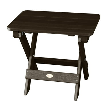 SeaTeak Square-Grate Top Folding Deck Table, Oiled Finish - Walmart.com