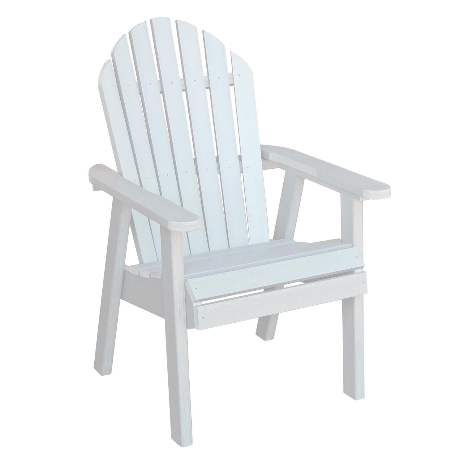 highwood ad-chda2-whe hamilton deck chair, dining height, white ...