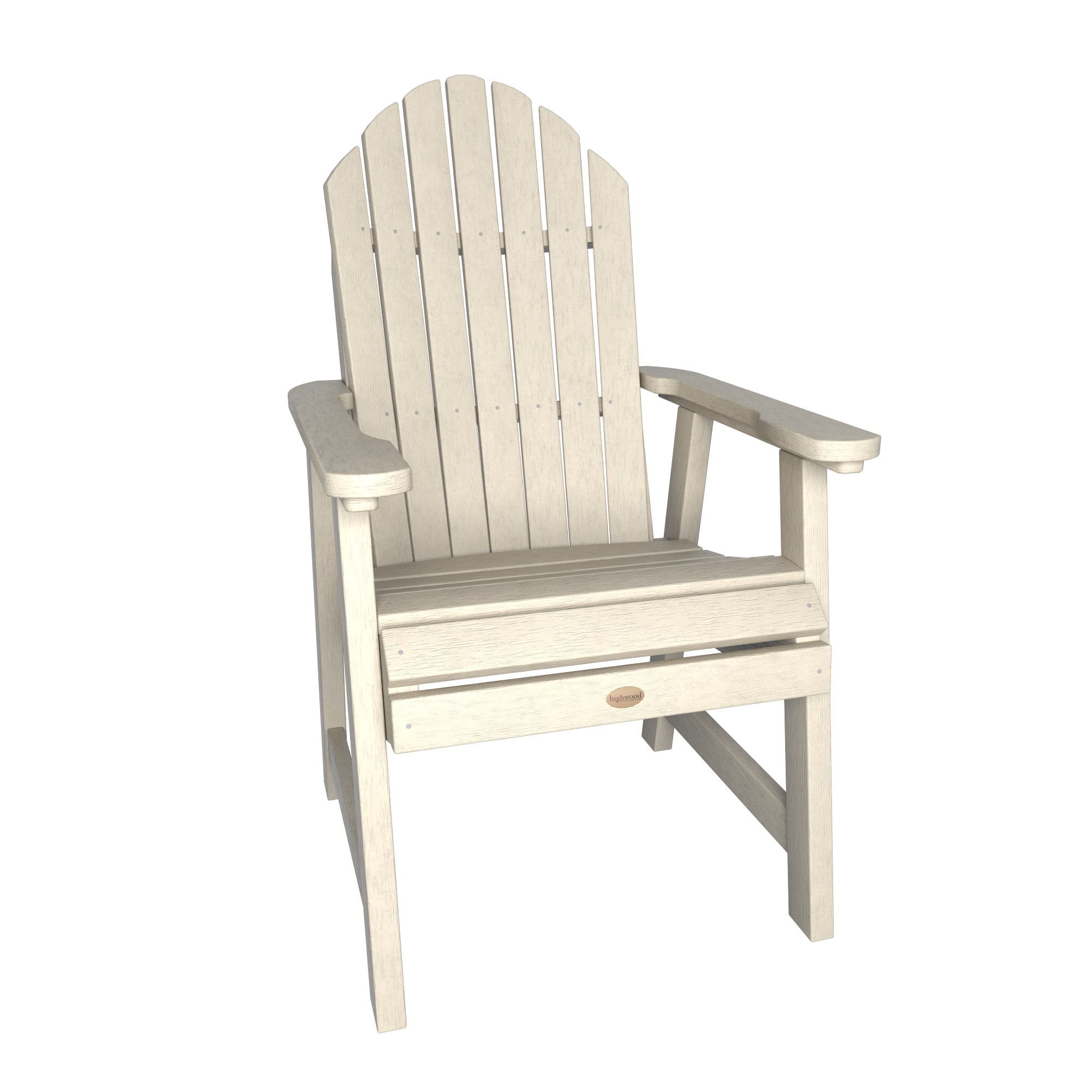 Highwood Hamilton Adirondack Deck Chair - Dining Height, Outdoor, Eco ...