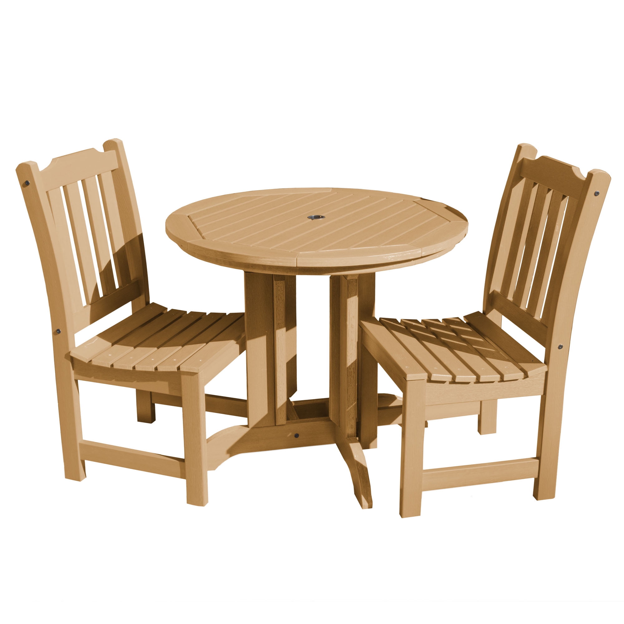 Highwood Lehigh 3pc Round Dining Set - Walmart.com