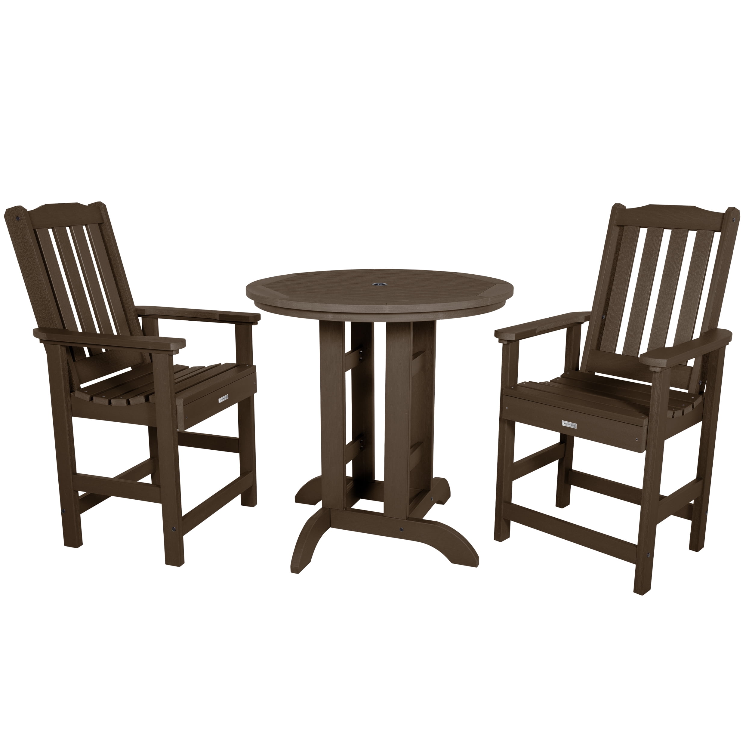 Highwood's 36" Round 3-pc Lehigh Dining Set - Counter Height, Outdoor ...