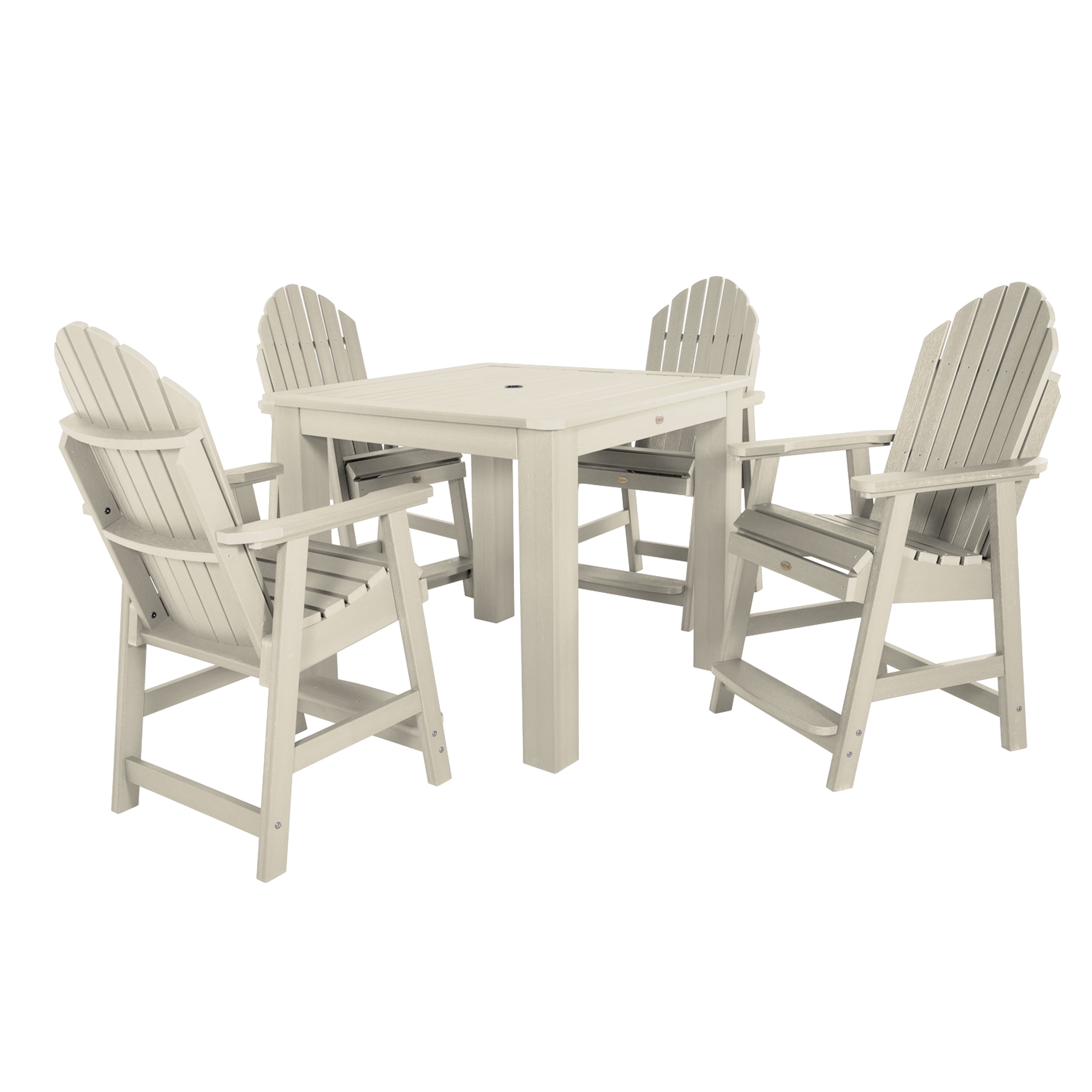 Highwood's 42" x 42" Square 5-pc Hamilton Dining Set - Counter Height ...