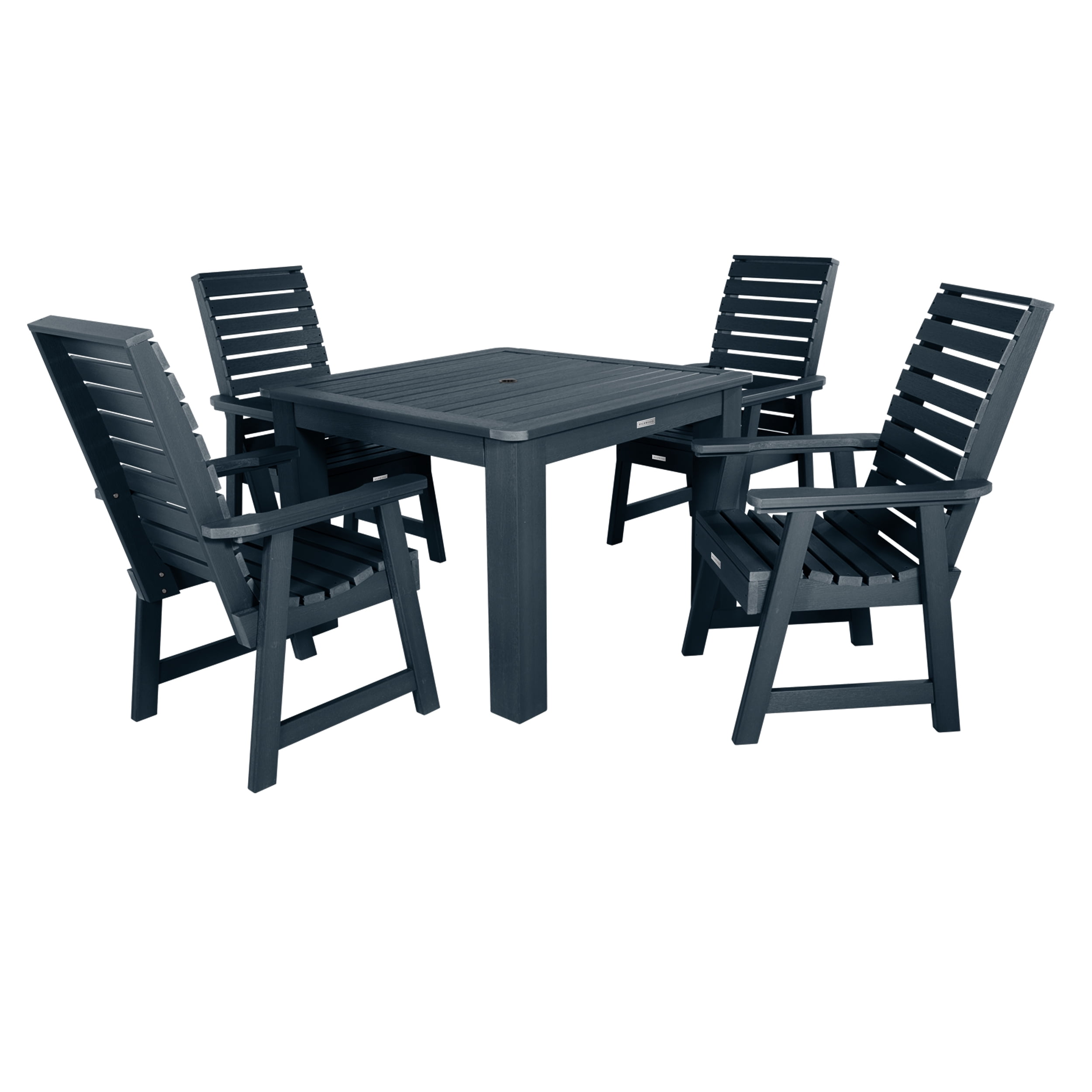 Highwood's 42" x 42" Square 5-pc Weatherly Dining Set - Dining Height ...