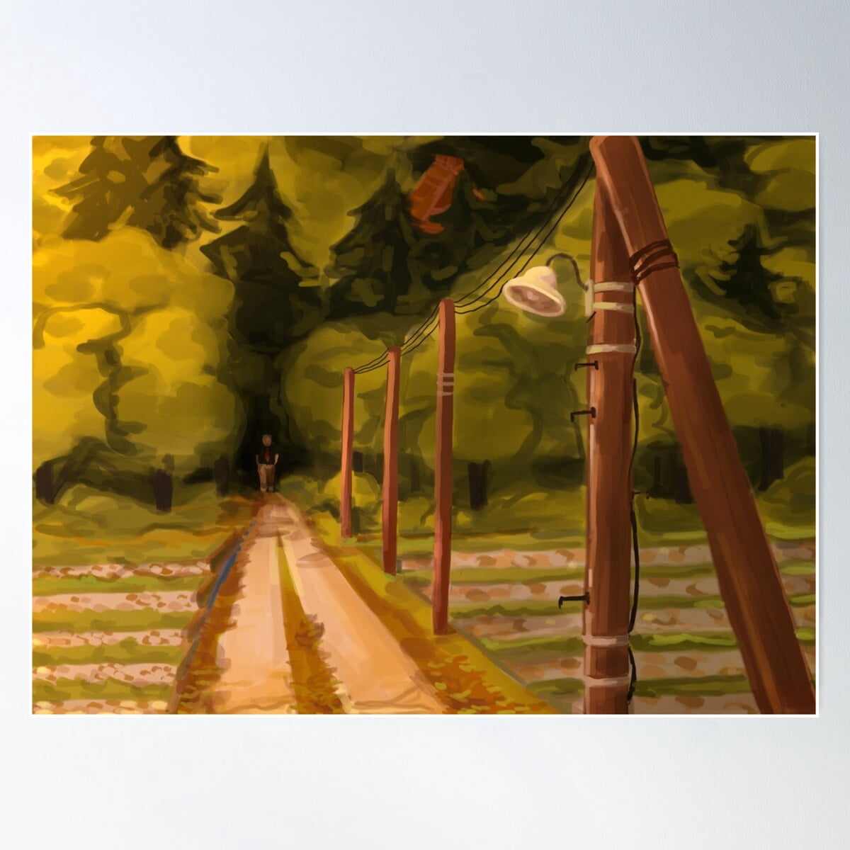 Higurashi When They Cry - Hinamizawa Scenery 01 Poster Wall Art, Modern ...