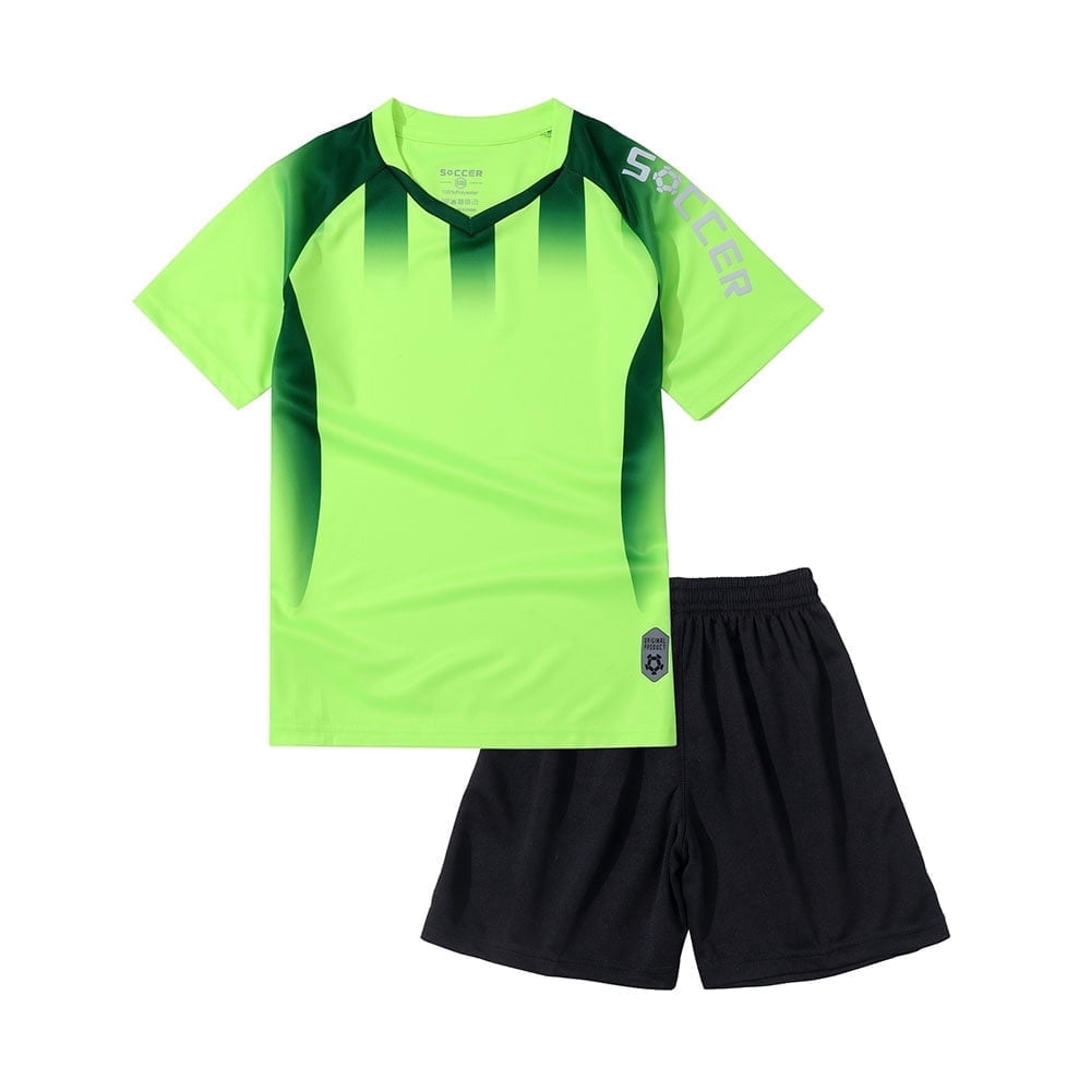 Hiheart Kids Soccer Jersey Set with Socks for Boys Girls Uniform ...