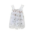 Hihipz Little Girls Dresses Sleeveless Sequin Star Moon Embroidered ...