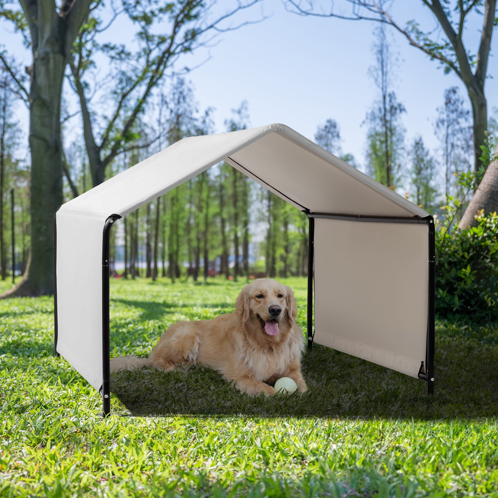 HiiKaa Dog Tent Outdoor,Extra Large Dog House Outside,Big Dog Shade ...