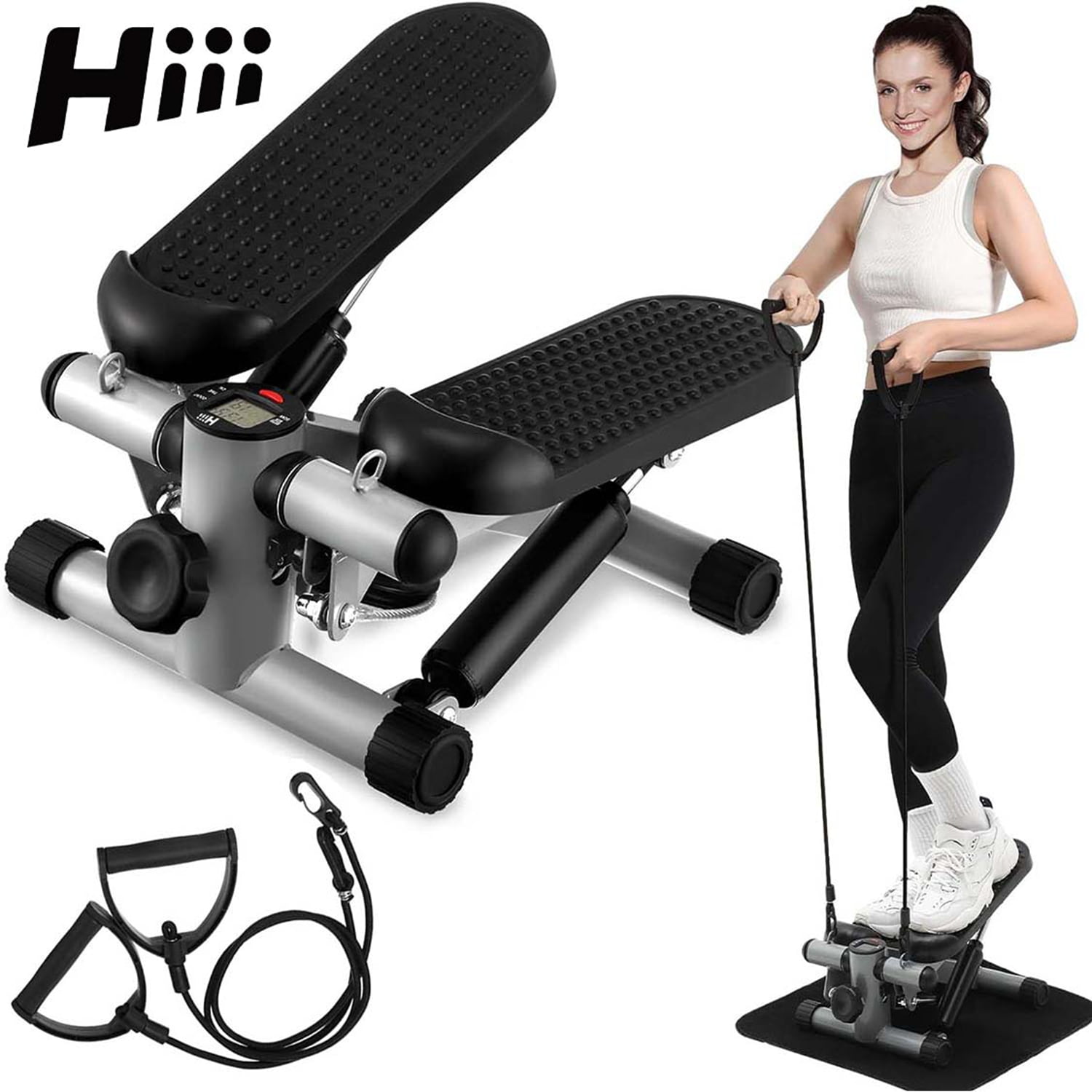 Hiii Brand, Stepper, 3 in 1, With Pull Rope, Carpet, Counter, Lever ...