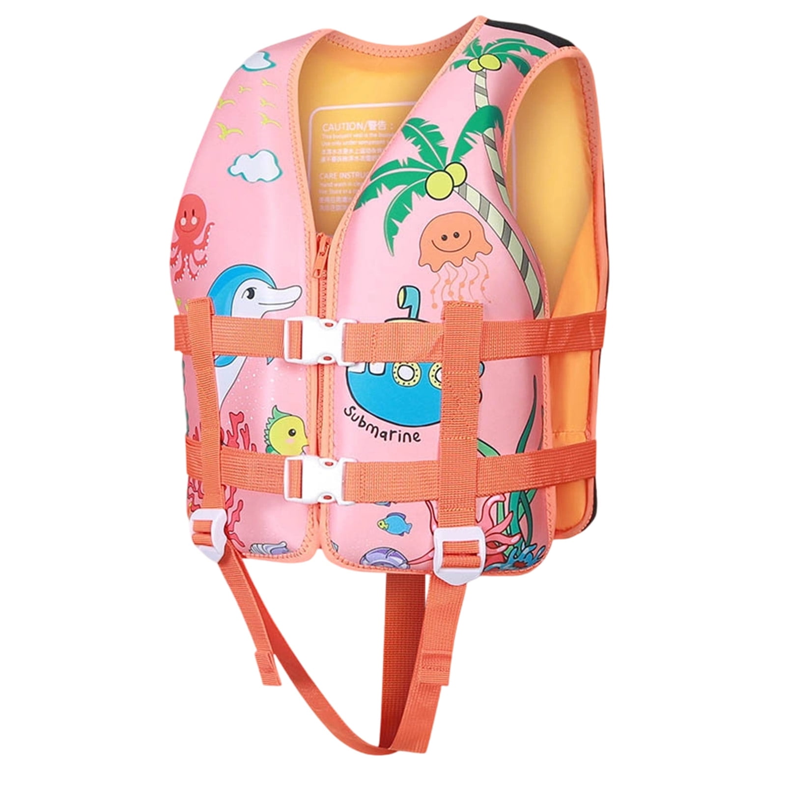 Hiijoy Girls Swimwear Life Vest Bathing Suit Buoyancy Swimsuit for ...