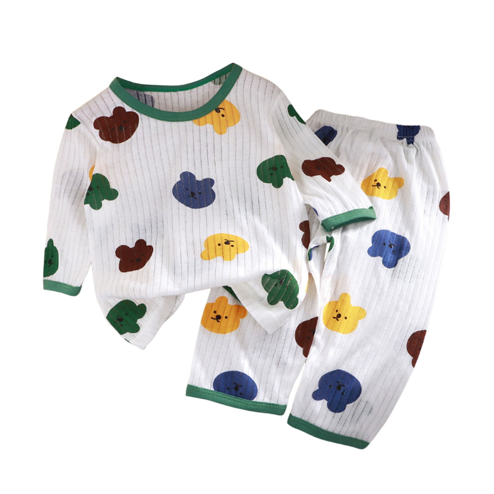 Hiijoy Infant Boy's Cute Cartoon Pajamas 3/4 Sleeve Sleepwear Clothes ...