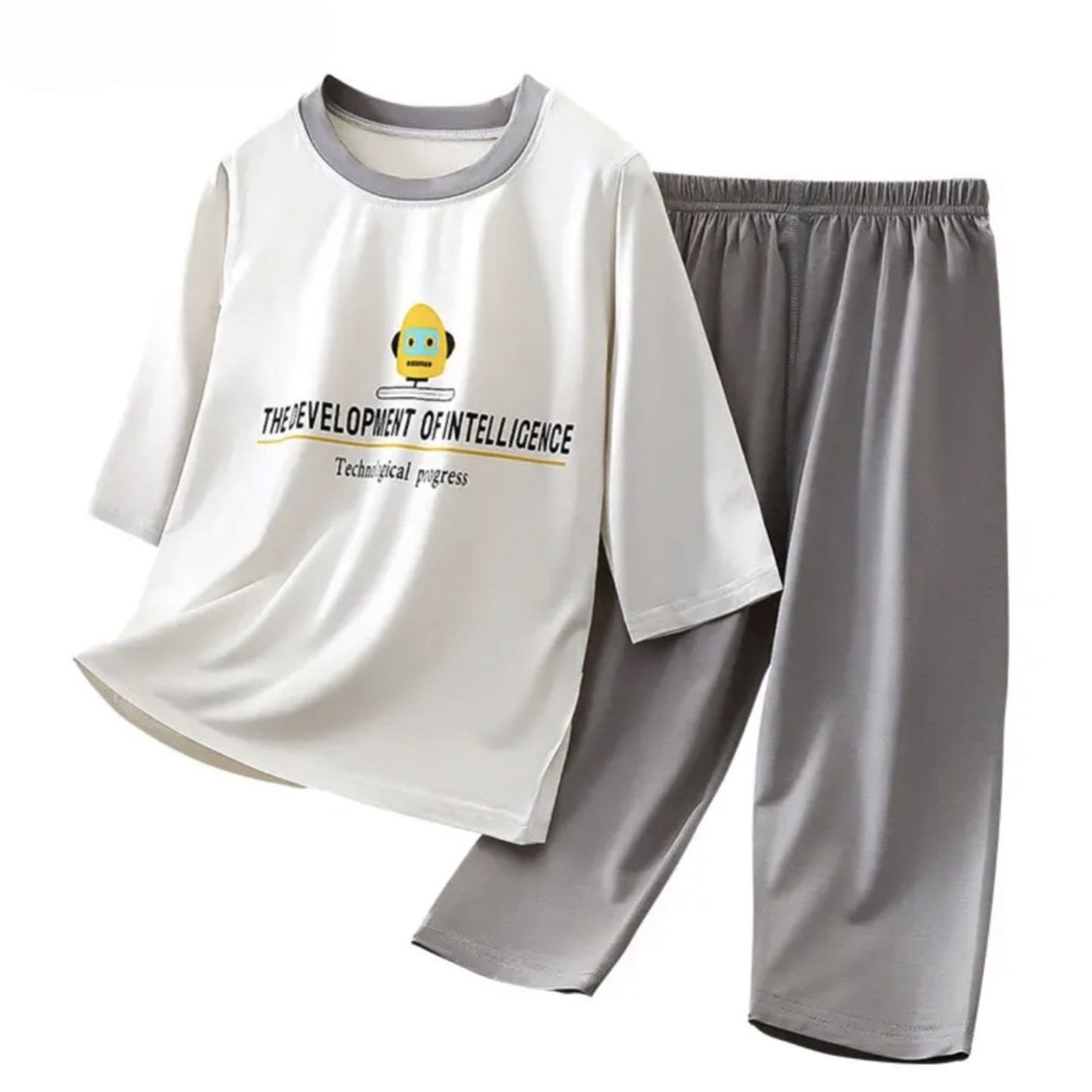 Hiijoy Infant Girls Pajamas Cartoon Print 3/4 Sleeve T-Shirt Pants ...