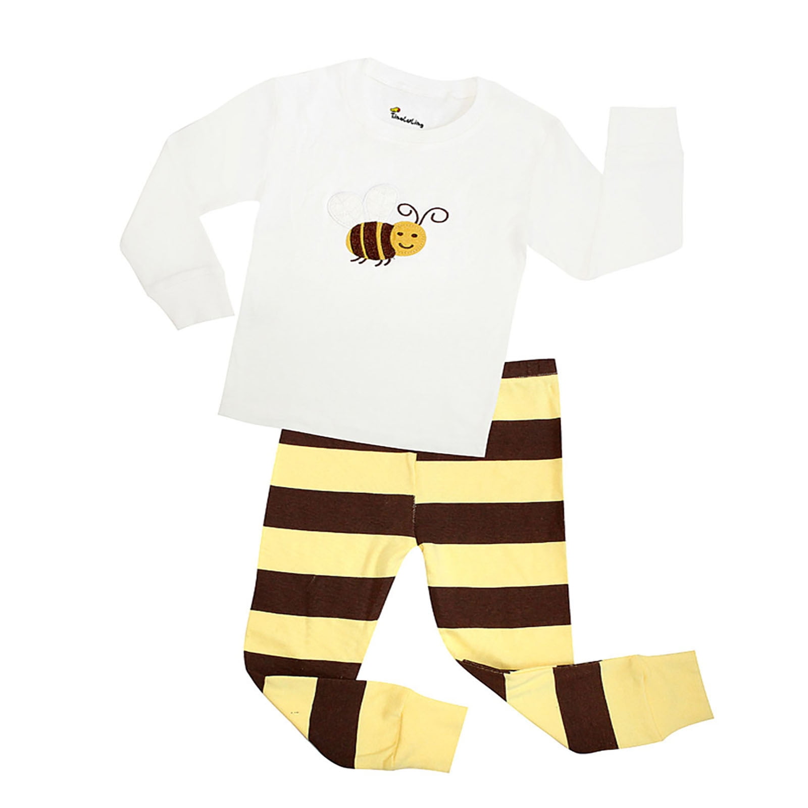 Hiijoy Little Boy Pajamas Cartoon Long Sleeve Top and Pants Sleepwear ...