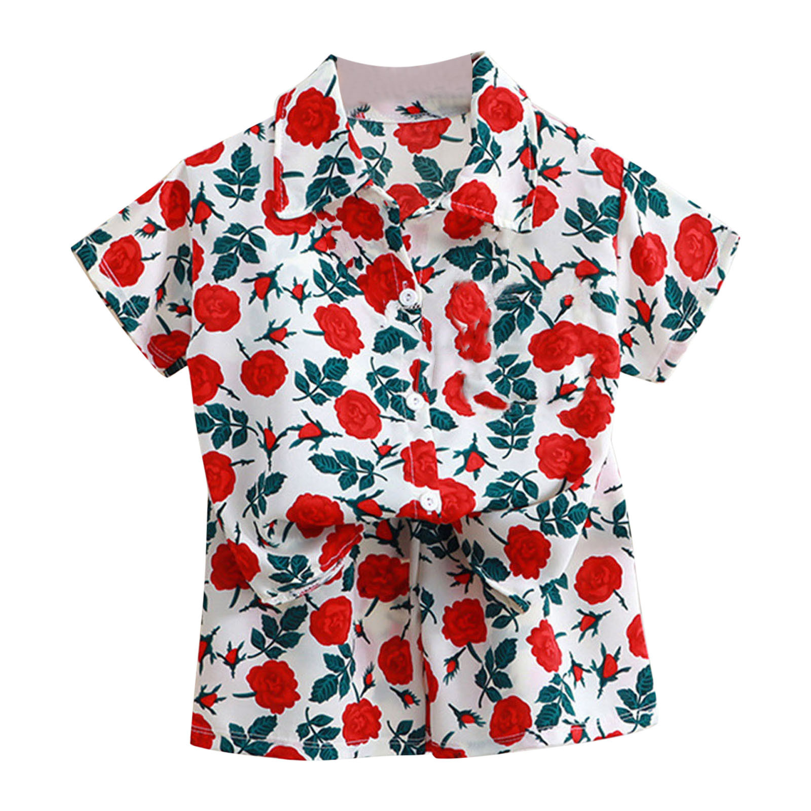 Hiijoy Toddler Boys Hawaii Beach Outfits Short Sleeve Button Down Shirt ...