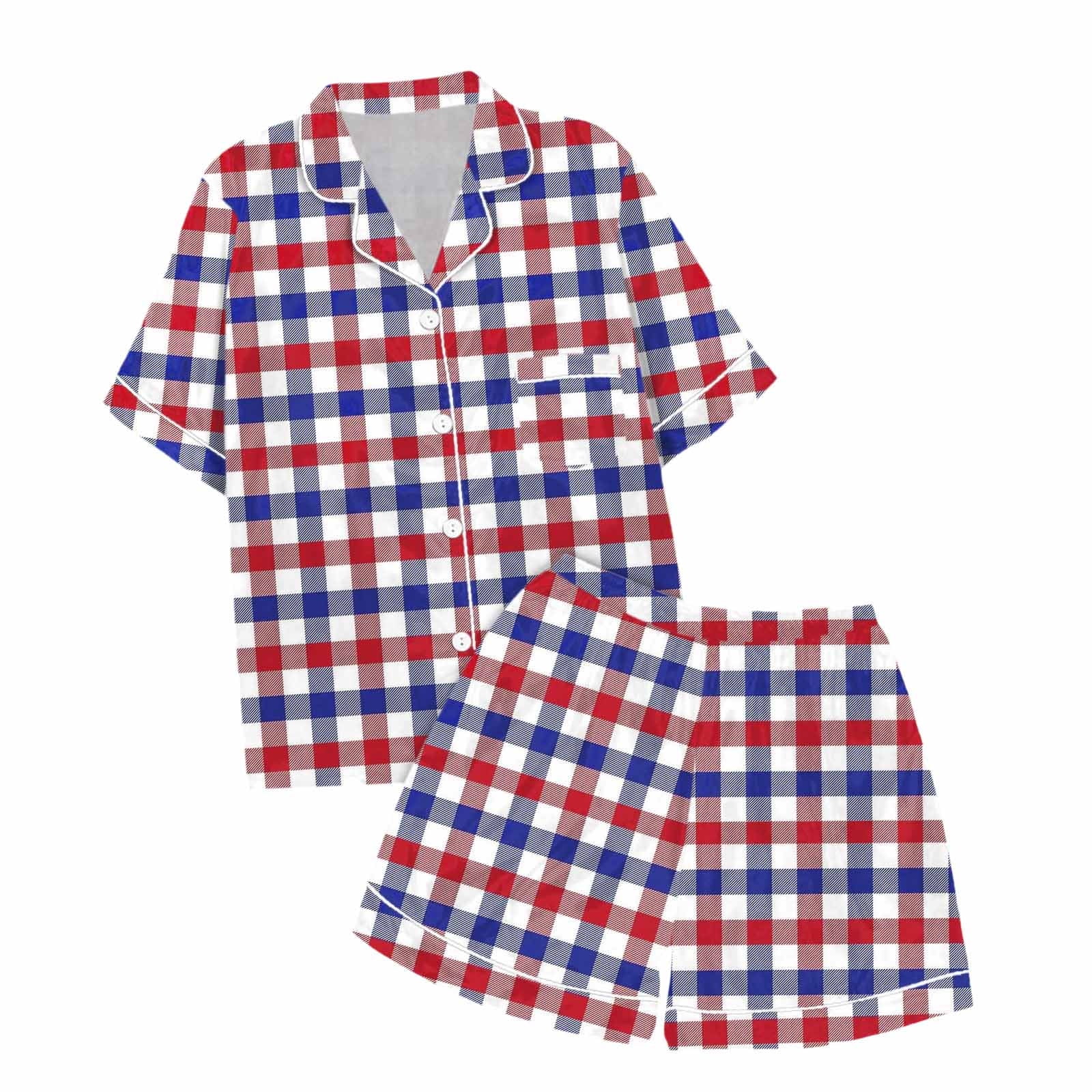 Hiijoy Toddler Girl Fourth of July Pajamas Independence Day Short ...