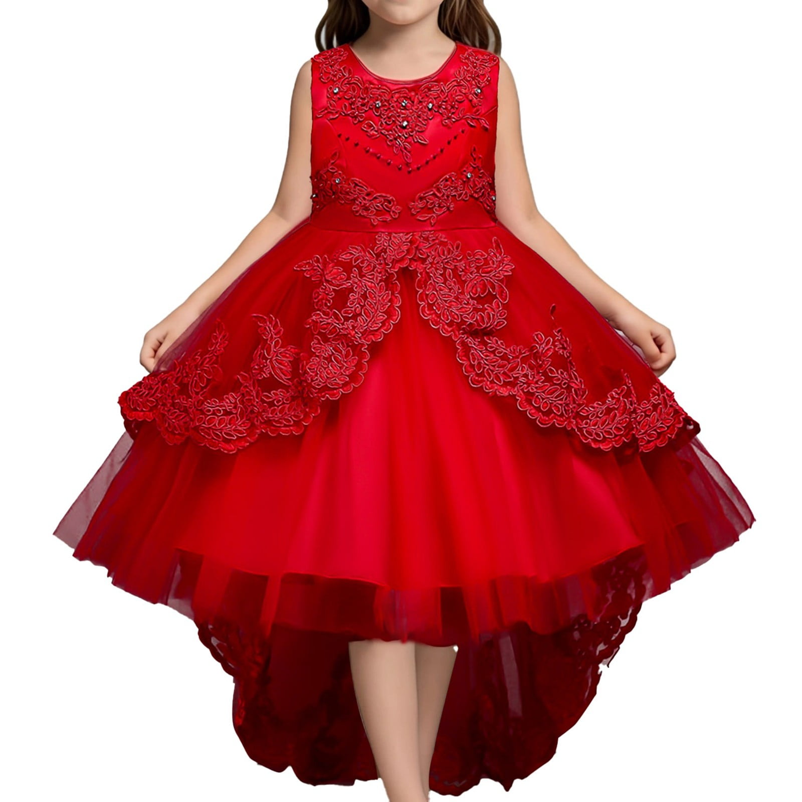 Hiijoy Tween Girls Lace Birthday Wedding Party Dress Pageant Gown ...
