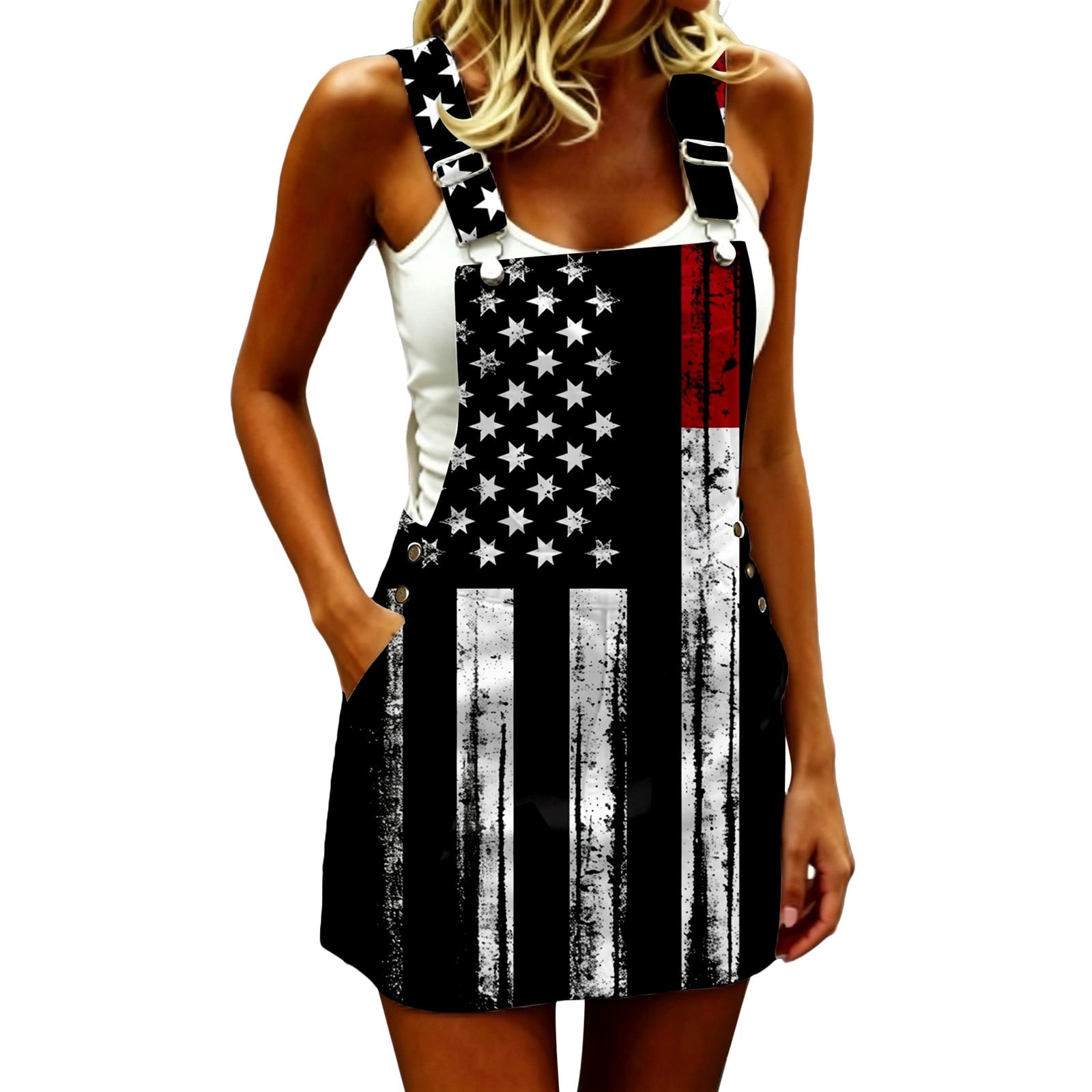 Hiiko Dresses for Women 4Th of July America's 250Th Anniversary Overall ...