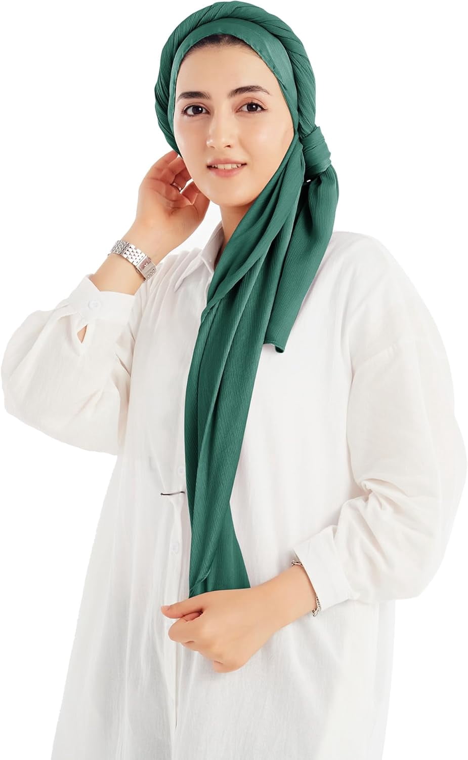 Hijab for Women Hijab Scarf for Women Satin Hijab Texture Satin Crepe ...