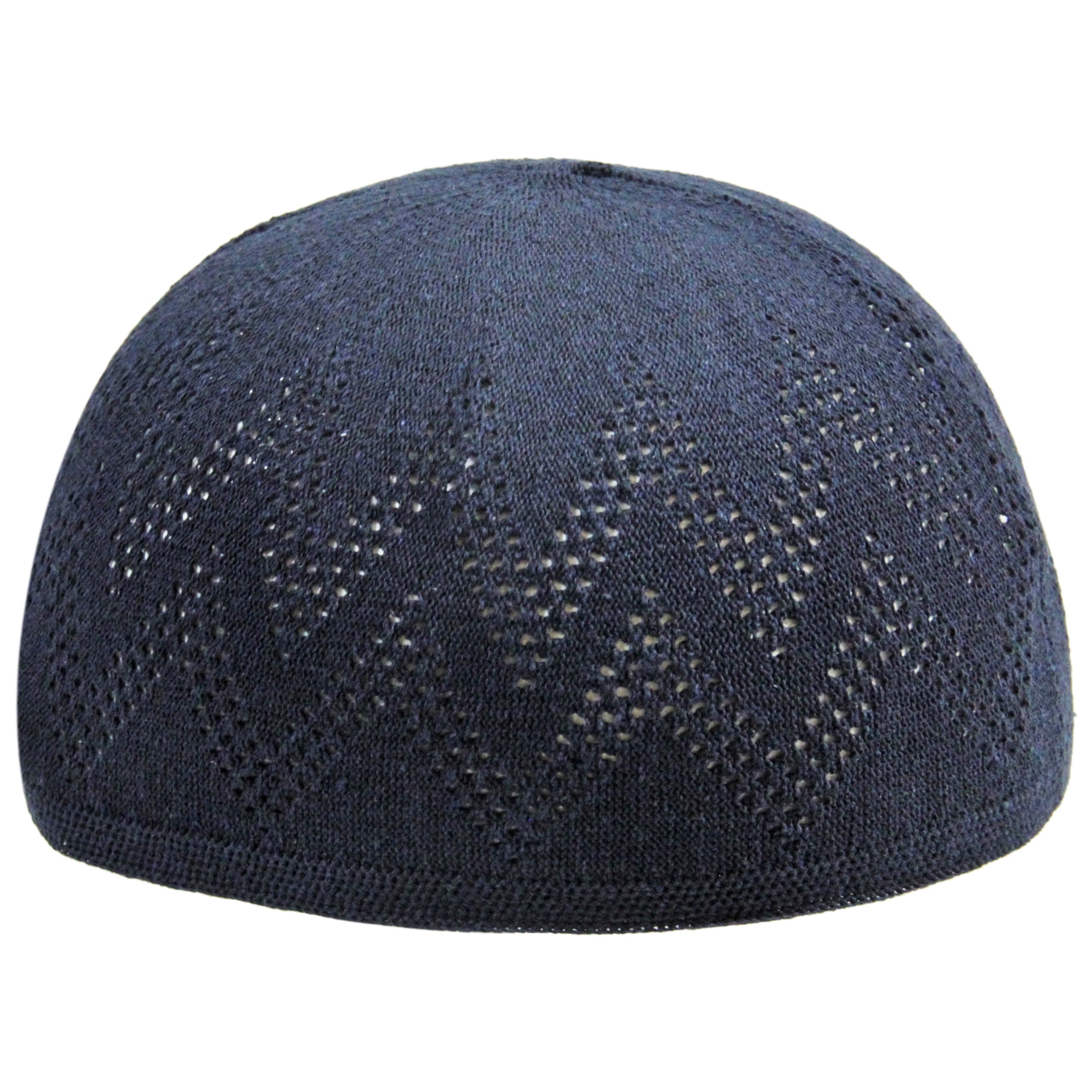 Hijaz Navy Blue One Size Turkish Cotton Skull Cap Kufi Beanie With ...