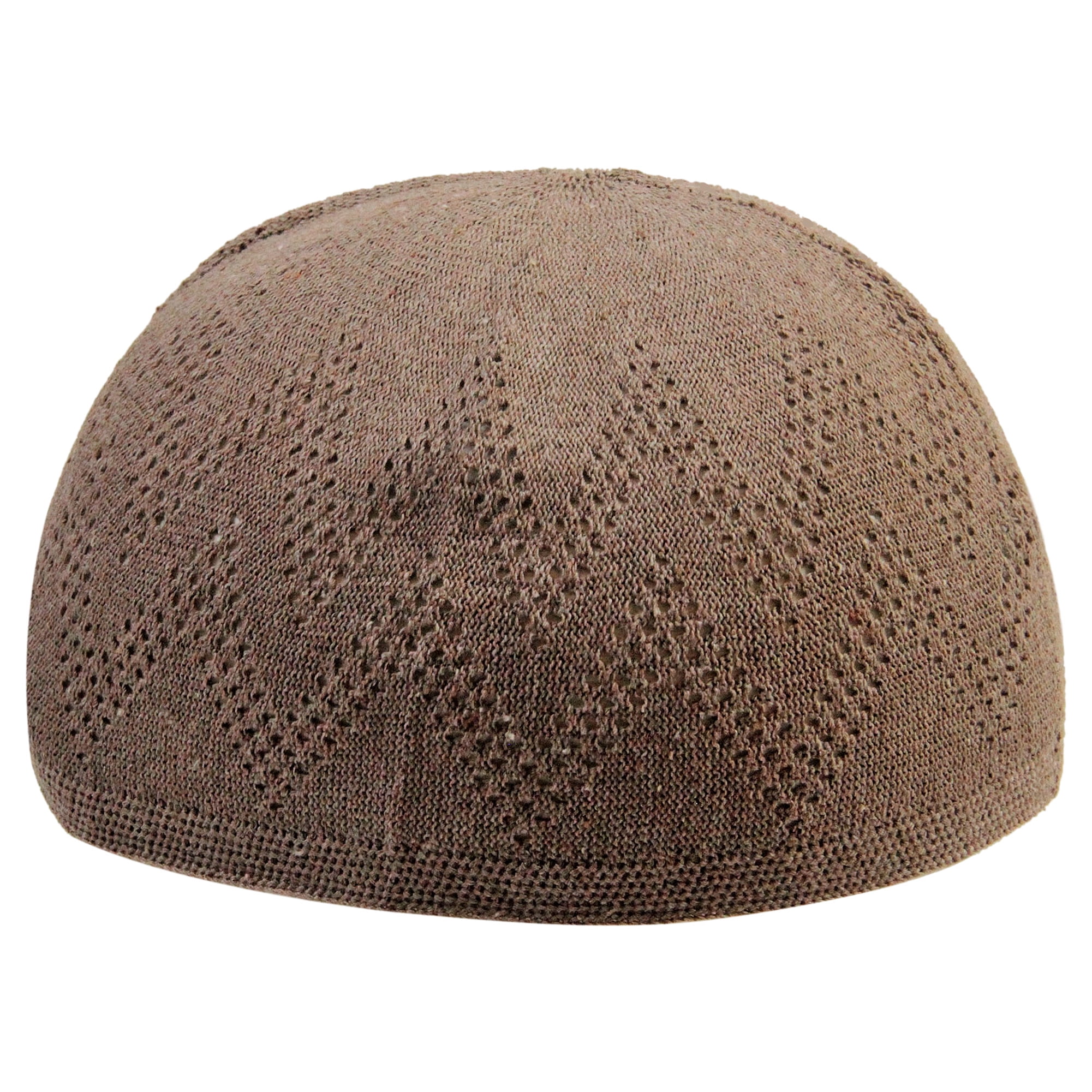 Hijaz Plain Brown One Size Turkish Cotton Skull Cap Kufi Beanie With ...