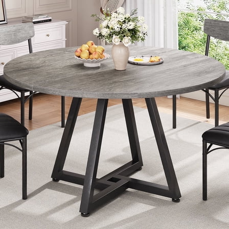 Rena Dining Table with Turnbuckles, 74 Inch Off-White Mahogany Wood ...