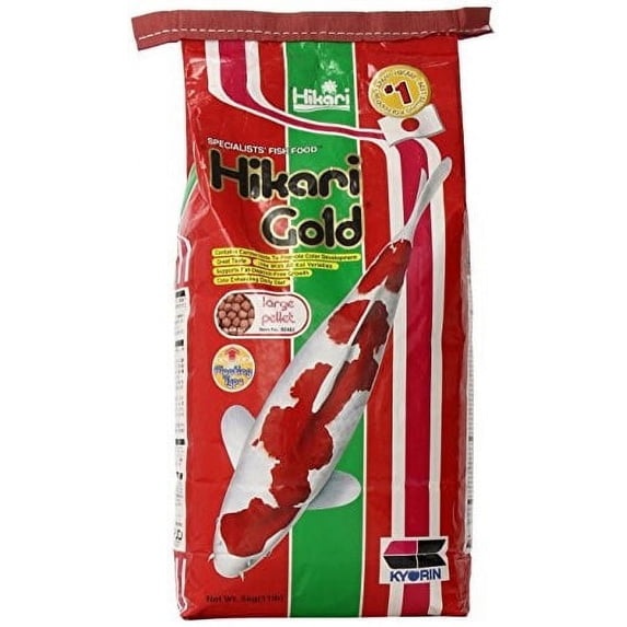 Hikari Gold Koi Daily Food for Fish Pond, Large Size, 11 lb - Walmart.com