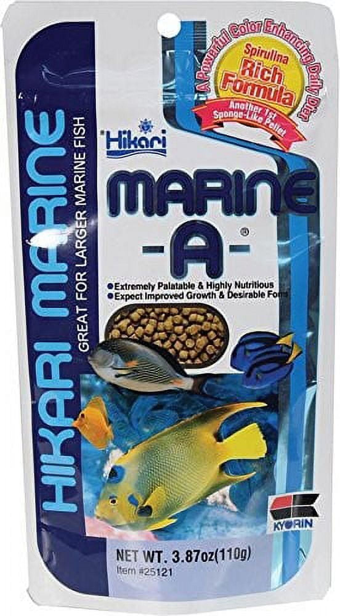Hikari Marine A Slow Sinking Pellet Fish Food, 3.87 Oz - Walmart.com
