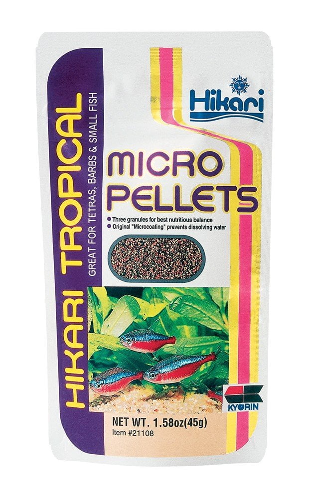 Hikari Micro Pellets: Premium Tropical Fish Food - Walmart.com