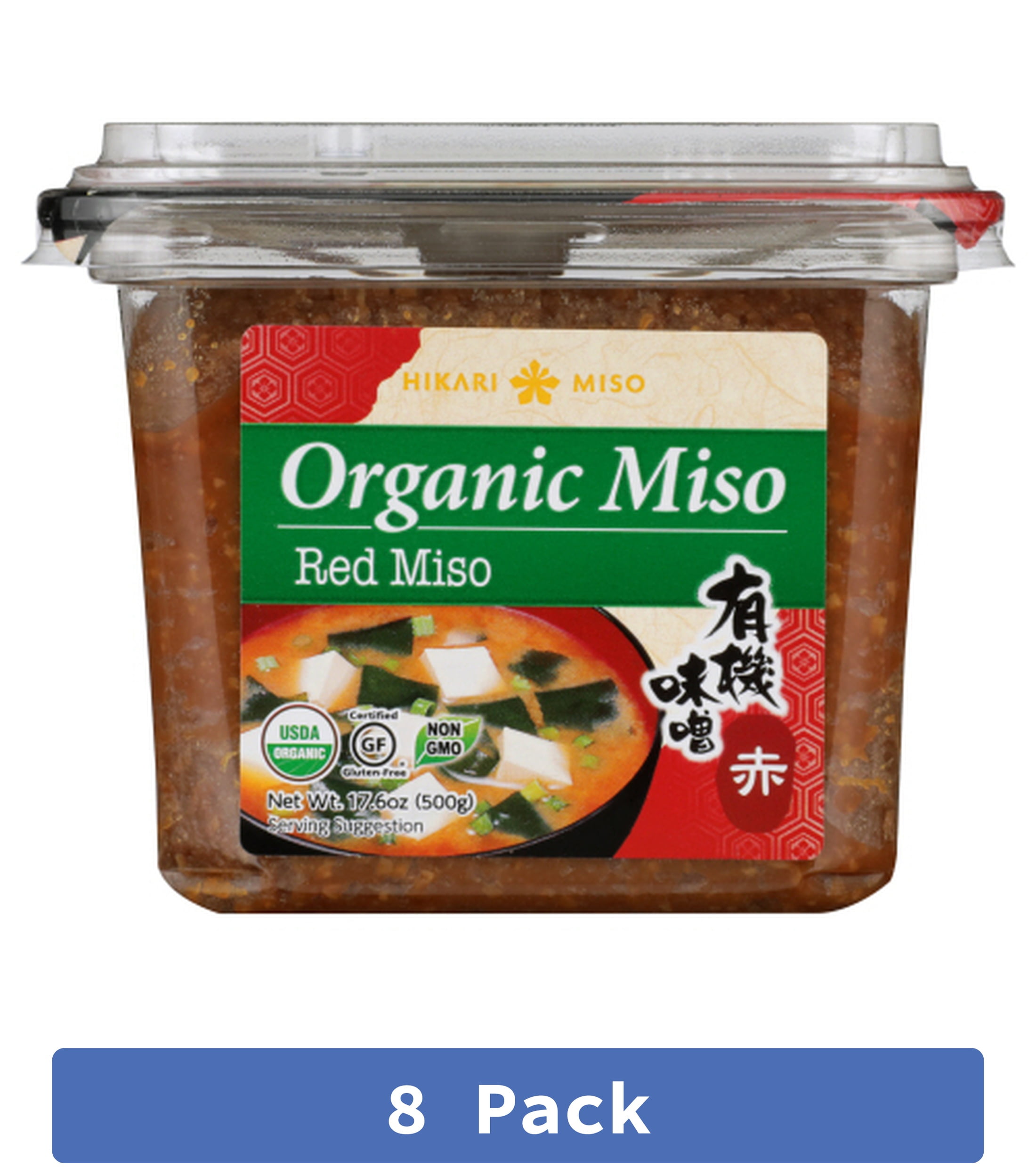Hikari Miso Red Cup 17.6 oz (Pack Of 8) - Walmart.com