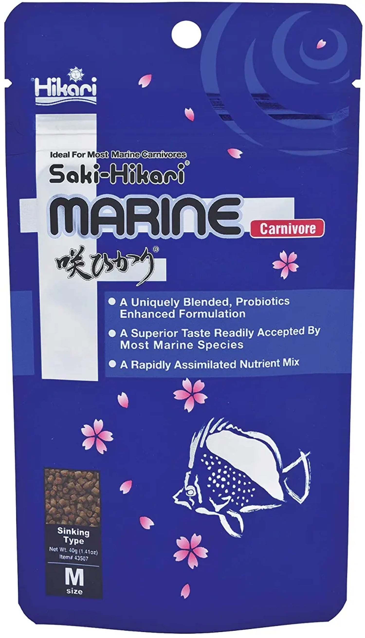 Hikari Saki-Hikari Marine Carnivore MD Sinking Pellets Fish Food ...