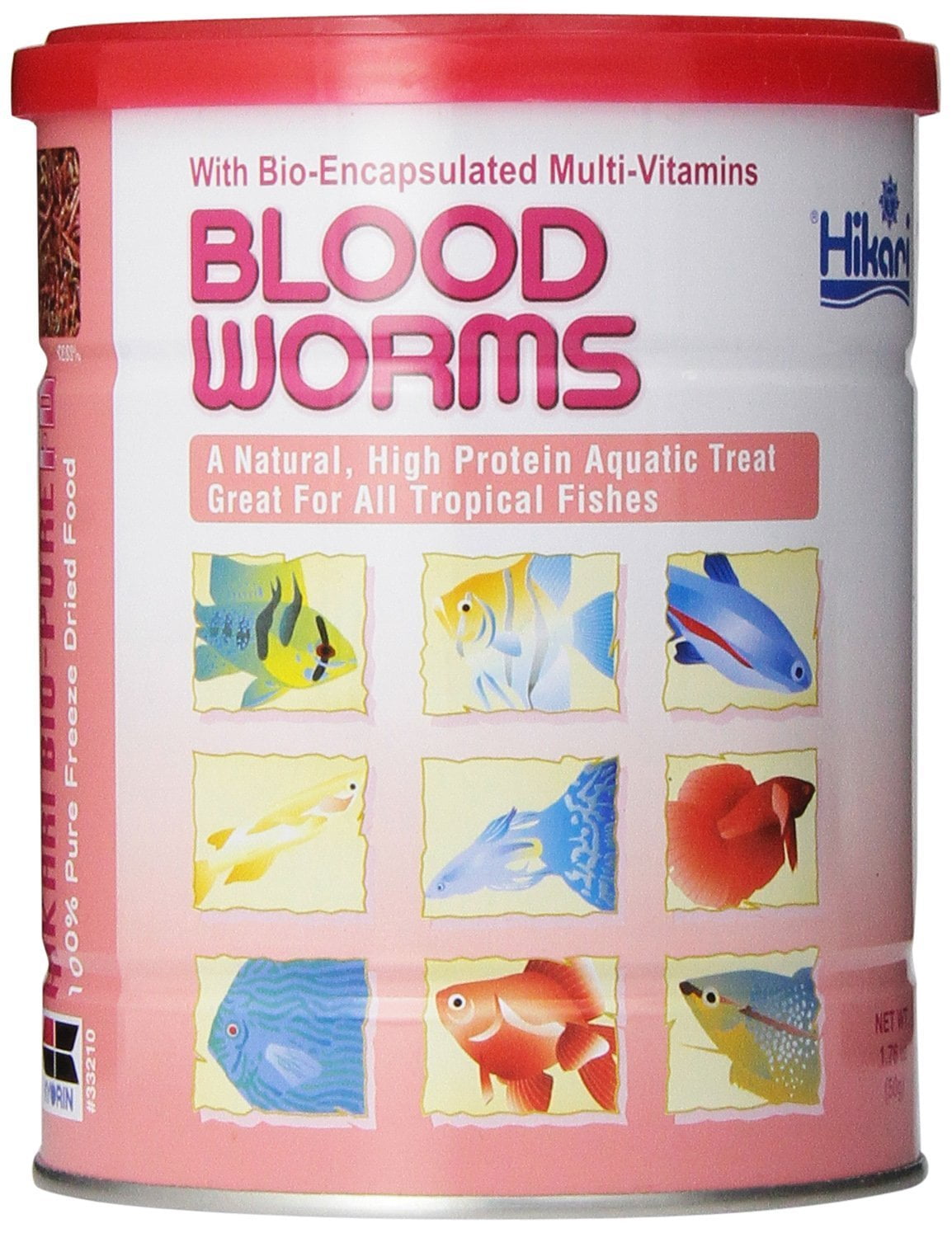 Hikari Tropical Fish Food: High-Protein Freeze Dried Bloodworms Daily ...