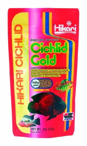 Hikari® Cichlid Gold® Baby Pellet Fish Food 2 Oz - Walmart.com