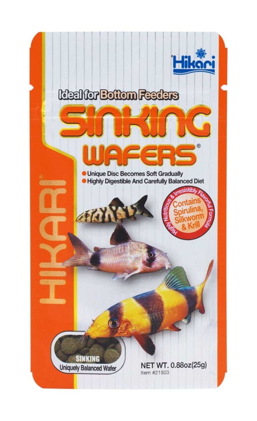 Hikari USA Sinking Wafers Rapidly Sinking Wafer Fish Food, 0.88 oz ...